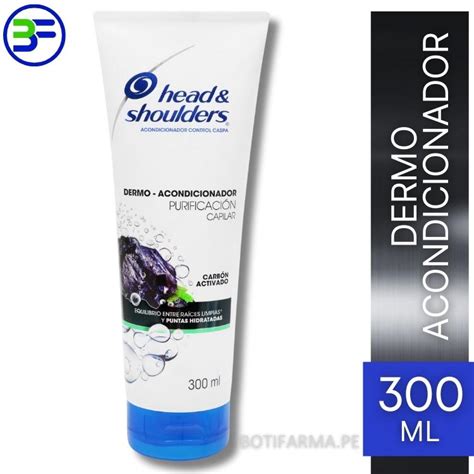 Dermo Acondicionador Head And Shoulders Purificación Capilar Carbón
