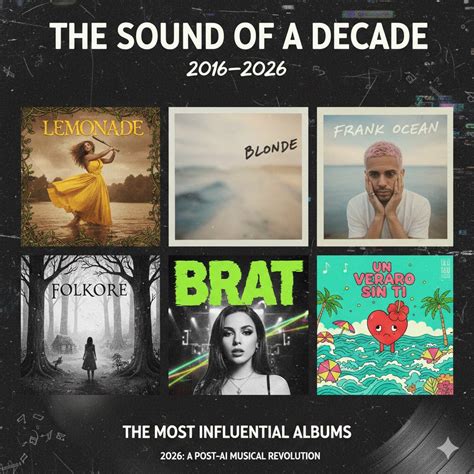 Most Influential Albums Of The Last Decade 20162026