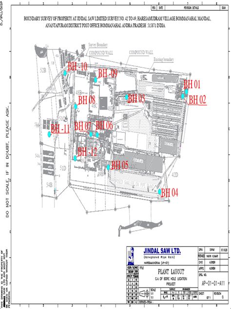 Bore Hole Location Drawing Pdf