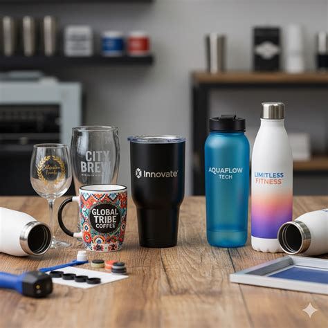 Premium Branded Drinkware Custom Mugs Bottles And Glasses Coastal Customs