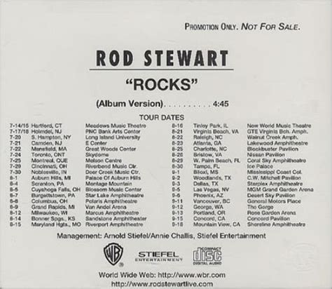 Rod Stewart Rocks Us Promo Cd Single Cd5 5 119570