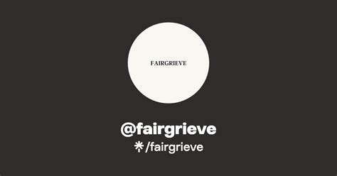 Fairgrieve Instagram Facebook Linktree