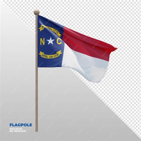 Nc Flag Waving Clipart