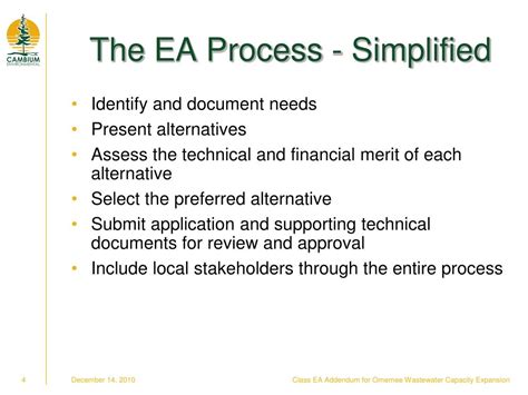 Ppt Municipal Class Environmental Assessment Powerpoint Presentation