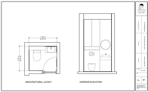 Small Barber Shop Pdf Layout Drawings