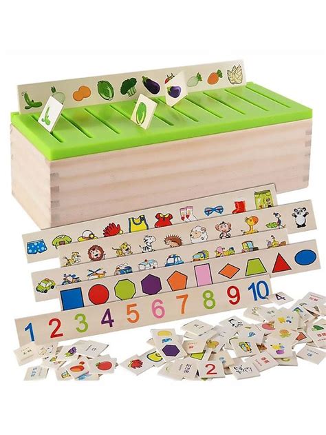 Classification Wood Box Set Classification Toybox Montessori Vision Wood Boxes Best Ts