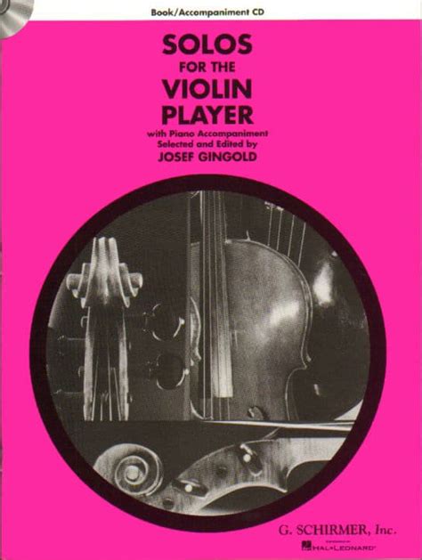 Advanced Solo Violin Sheet Music Gingold Solos