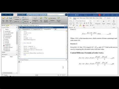 Numerical Differentiation Lab YouTube
