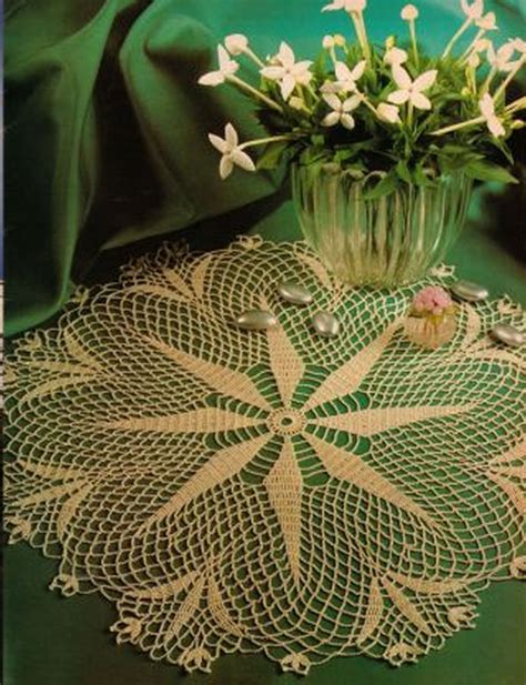 7x Rare Almond Oval Contrast Puzzler Sonnet Treat Verse Crochet Doily Patterns Patterns