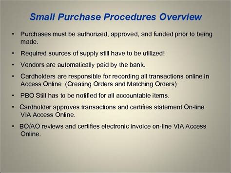 Government Purchase Card Gpc Program Us Army