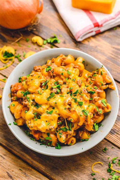The Best American Goulash Recipe Julies Eats And Treats
