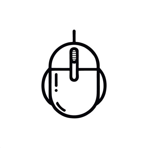 Simple Mouse With Minimalist And Modern Design 46622847 Vector Art At