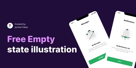 Empty State Design With Illustrations Figma