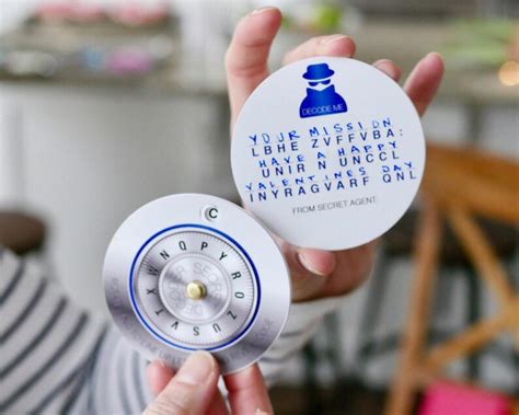 Secret Decoder Ring Valentines Spy Gear For Boys And Girls Etsy