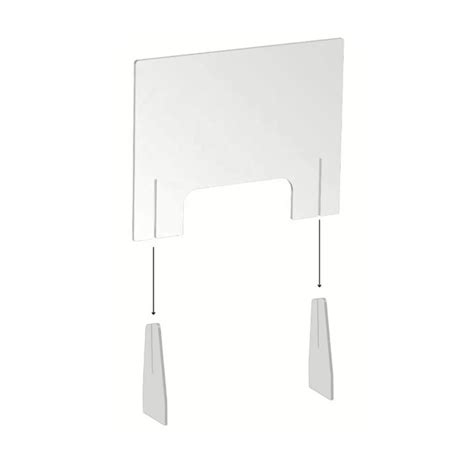 Clear Acrylic Plexiglass Shieldbarrier Protects Employees Against