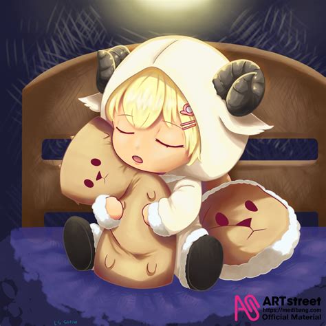 Watame Tsunomaki Chibi Shiiim Illustrations Art Street