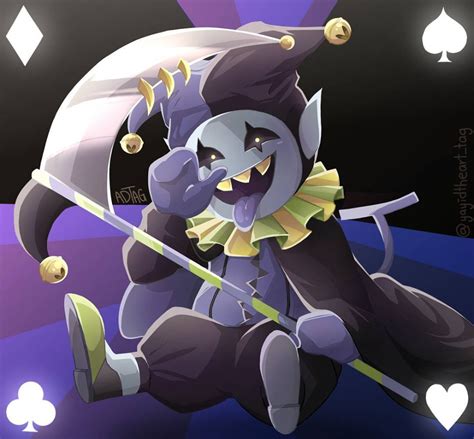 Deltarune Jevil By Adtag On Deviantart Hello Kitty Para Colorear
