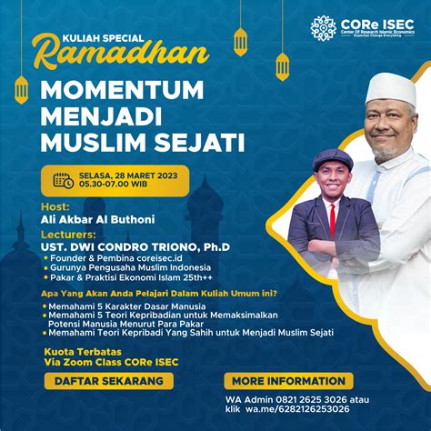 Checkout Kuliah Umum Spesial Ramadhan