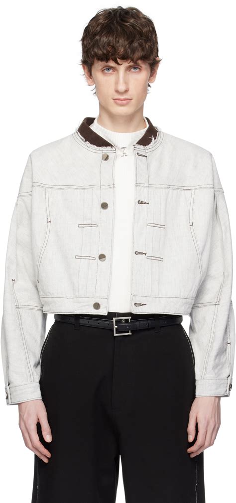 Ader Error White Product 21 Denim Jacket Ader Error