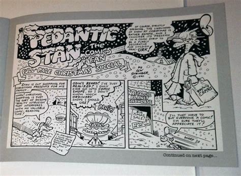 Blimey The Blog Of British Comics Pedantic Stan Mini Comic To Debut At Lfcc