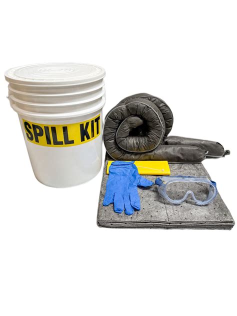 Cleanup Stuff® Original Universal Spill Kit Bucket Yellow