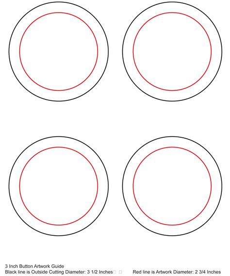 Button Template For Word