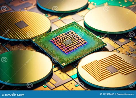 Microprocessor And Microcircuit Industry Wafer Semiconductor