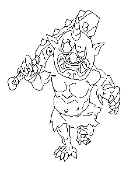 Pixilart Oni Base By Dakotathemortal