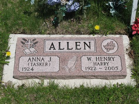 Anna J Tasker Allen 1924 Inconnu Mémorial Find A Grave