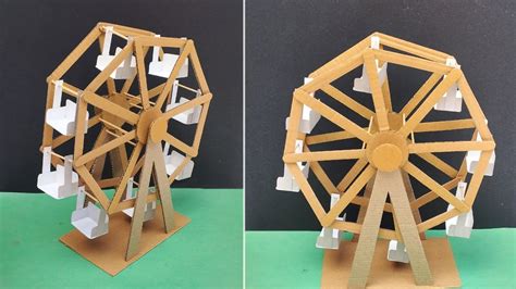 How To Make Ferris Wheel From Cardboard Diy Ferris Wheel Cardboard
