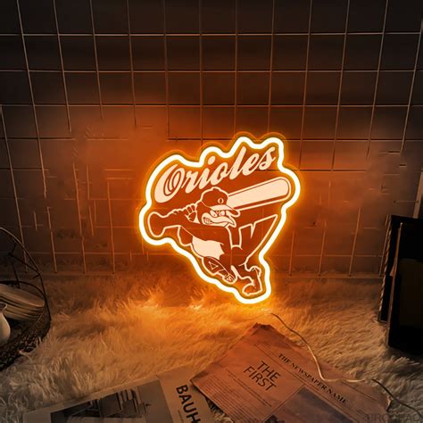 Baltimore Orioles Team Laser Sign Custom Personalised Led Neon Signs
