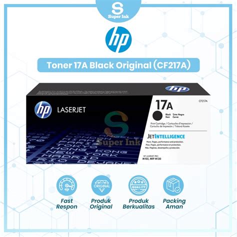 Jual Toner Printer Hp Laserjet 17a Black Original Cf217a Shopee