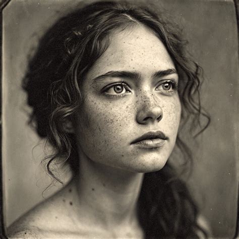 Wet Plate Portrait Of An Young Woman • Viarami