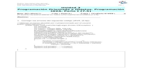 Unidad 3 Programación Orientada A Objetos Programación Dis Um Es