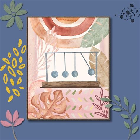 Printable Science Poster Set Physics Wall Decor Classroom Decor