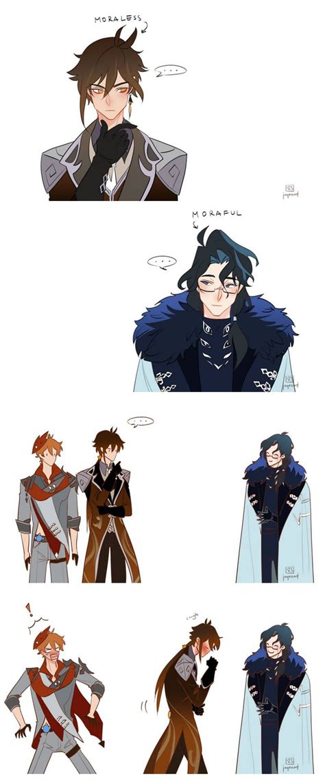 Tartali And Pantalone Anime Vs Cartoon Funny Anime Pics Character Art
