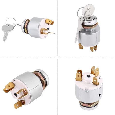 12v Ignition Switch Universal Engine Start Switch 3 Position With Key Fruugo Uk