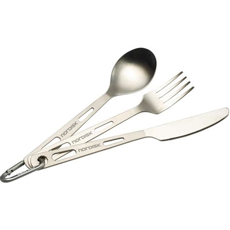 Nordisk Titanium Cutlery 3 Pcs Titanium Widforss
