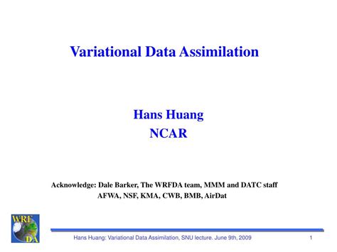 ppt variational data assimilation powerpoint presentation free