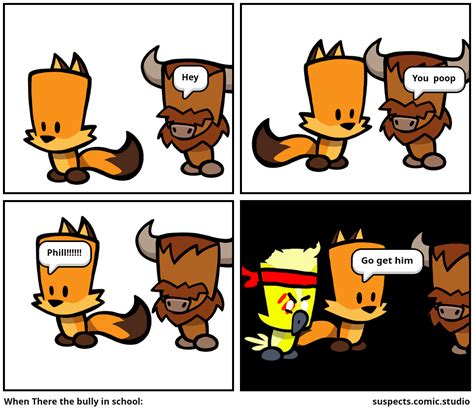 When There The Bully In School Comic Studio