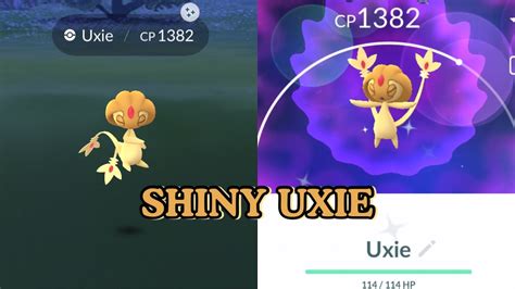 New Shiny Uxie Raid In Pokémon Go Youtube