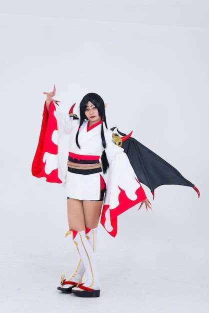 Premium Photo Portrait Of Beautiful Asian Girl Wear Cosplay Game