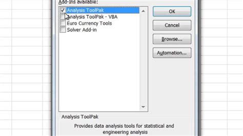 How To Load Analysis Toolpak In Excel On Mac Lasopabinary