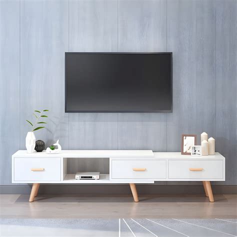 Wooden Tv Media Console Scandinavian Media Console Tv Stand With