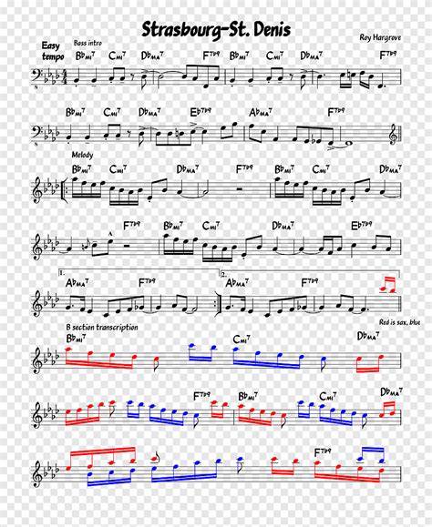 Sheet Music Strasbourg St Denis Lead Sheet Key Signature Piano Key