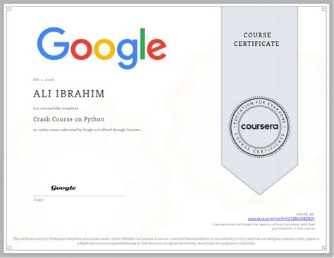 Coursera Python Crash Course Pdf