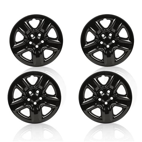Hubcap Wheel Chrome Skin Hub Cap Cover 4pcs Abs 17” Fit For 2006 2012
