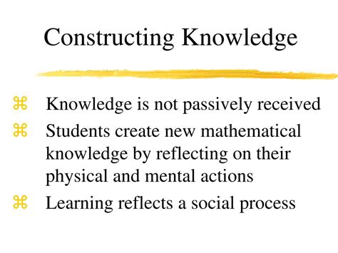 Ppt Constructivism In The Mathematics Classroom Powerpoint