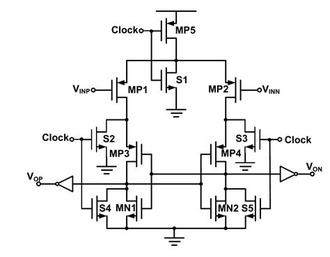 7 dynamic latch comparator a 53 nw 9 1 enob sar adc in