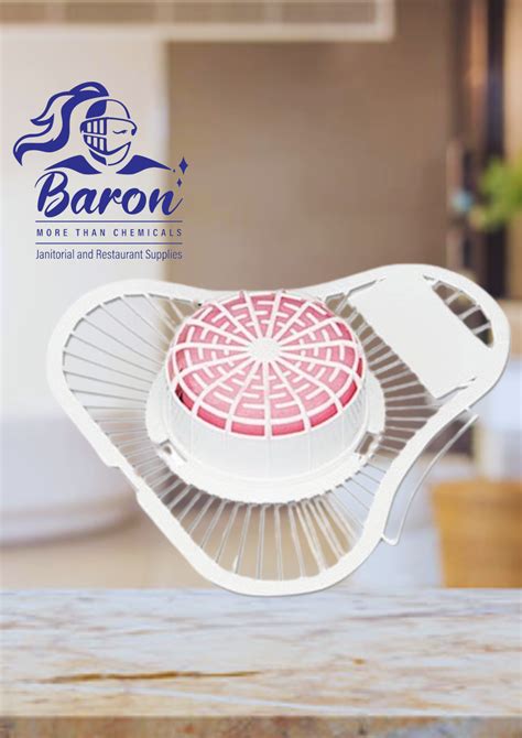 Bwkpbs Boardwalk Urinal Screen W Deodorizer Block Cherry Baron Chemicals